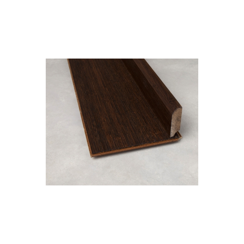 Plinthe massive vernie - vertical colonial 2000x50x15 mm | Mon Parq...